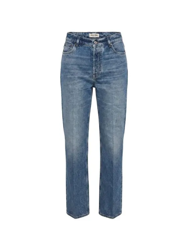 Miu Miu Denim Cotton Jeans - Blue