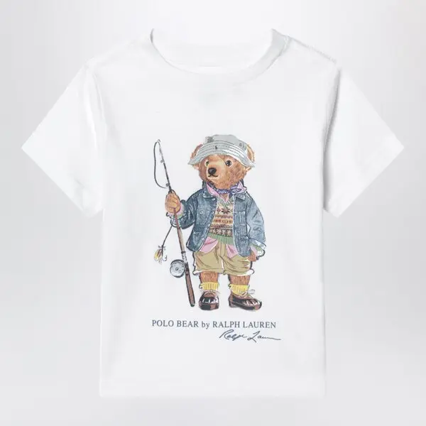 Polo Ralph Lauren Cotton Polo Bear T-shirt - White