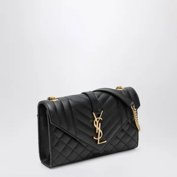 Saint Laurent Envelope Small Flap Bag - Black