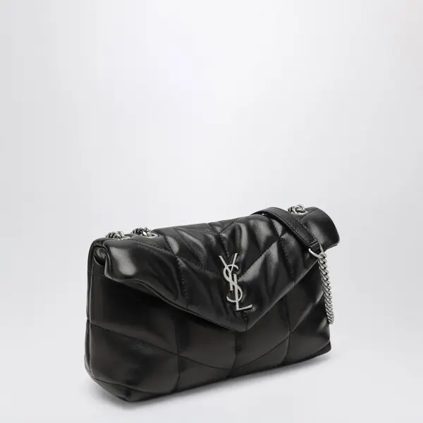 Saint Laurent Loulou Mini Puffer Bag In Quilted Lambskin