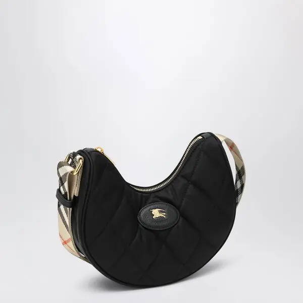 Burberry Horseshoe Shoulder Bag - Black