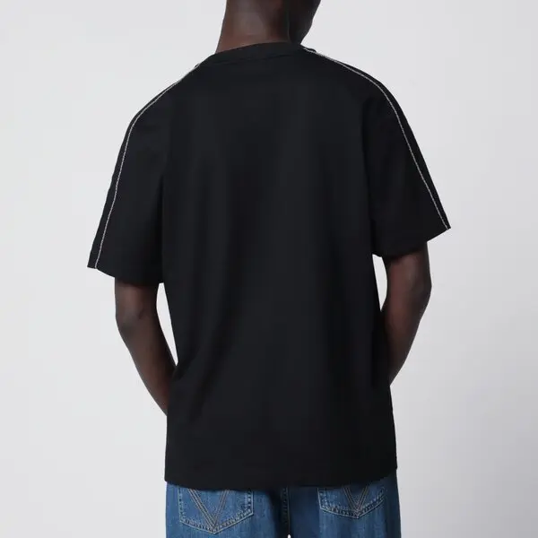 Burberry Cotton T-shirt With Check Trim