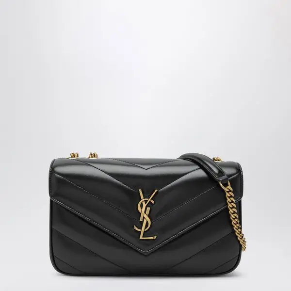 Saint Laurent Loulou Leather Crossbody Bag With Chain Strap