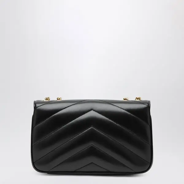 Saint Laurent Loulou Leather Crossbody Bag With Chain Strap