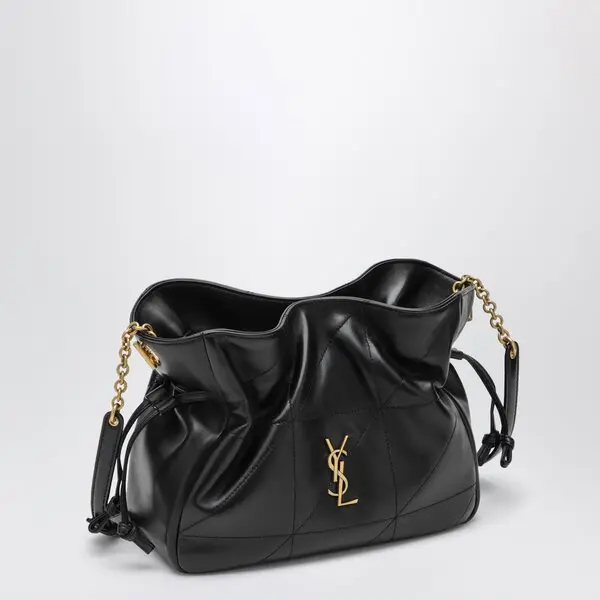 Saint Laurent Jamie Pouch In Lambskin Leather - Black