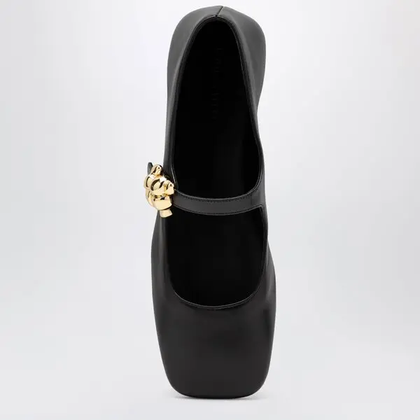 Bottega Veneta Charlotte Mary-jane Ballet Flats - Black