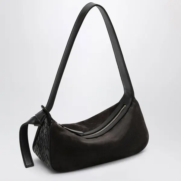 Bottega Veneta Nodo Shoulder Bag In Suede And Nappa Leather