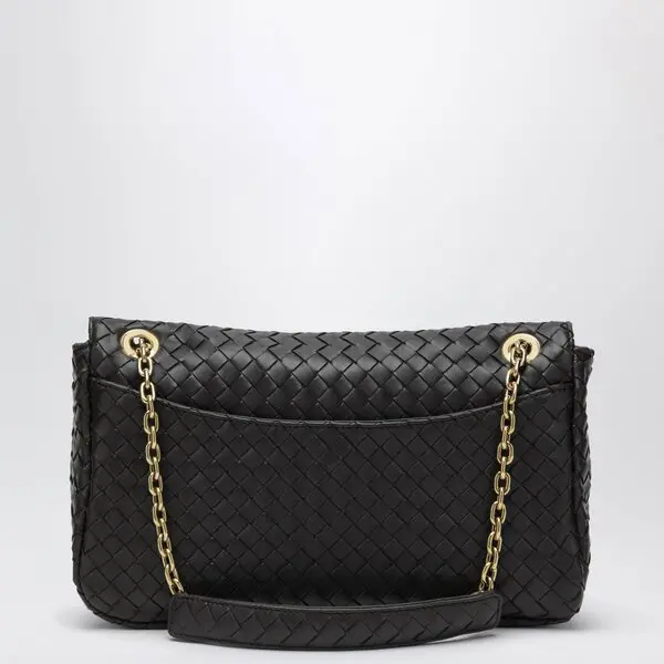 Bottega Veneta Madison Intrecciato Lambskin Shoulder Bag - Brown