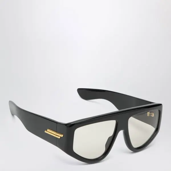 Bottega Veneta Classic Shield Sunglasses In Recycled Acetate