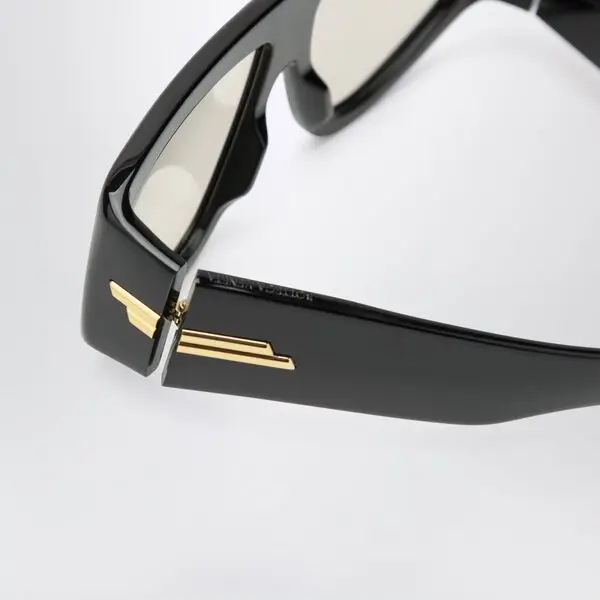 Bottega Veneta Classic Shield Sunglasses In Recycled Acetate