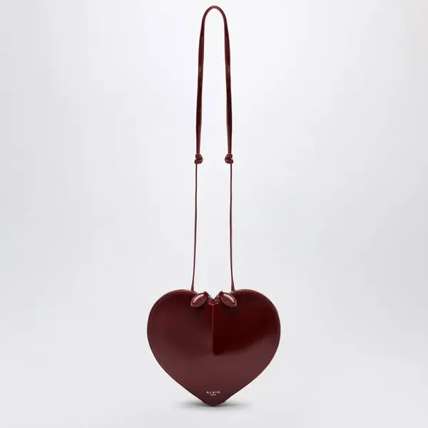 Alaïa Heart Shoulder Bag - Red