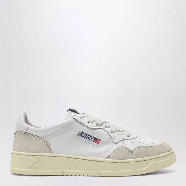 AUTRY Medalist Low Leather And Suede Sneakers - White