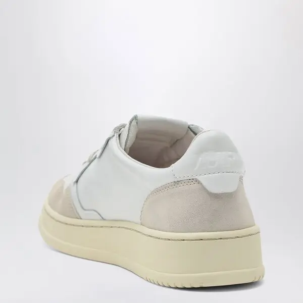 AUTRY Medalist Low Leather And Suede Sneakers - White