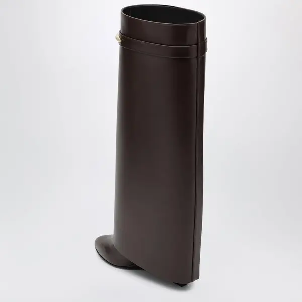 Givenchy Shark Pinch Leather Boots - Brown