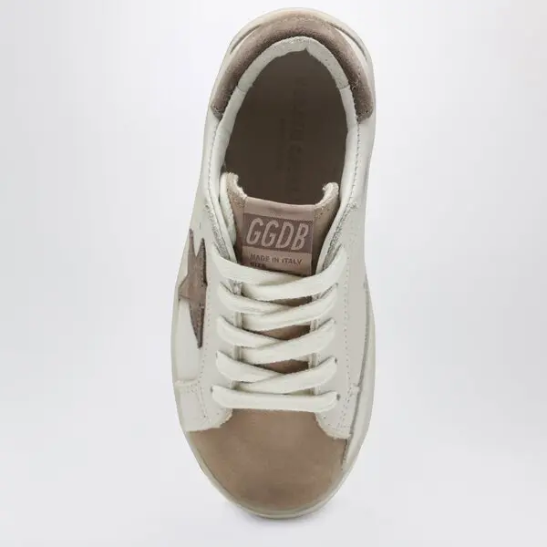 GOLDEN GOOSE Sneakers Super-star Milk/dark Grey - Beige