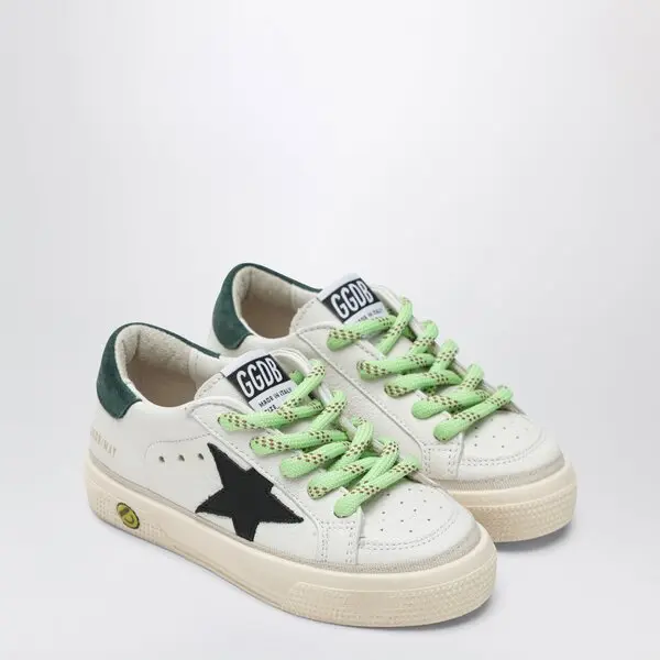 GOLDEN GOOSE May Leather Sneakers - Black
