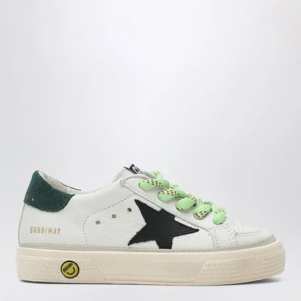 GOLDEN GOOSE May Leather Sneakers - White