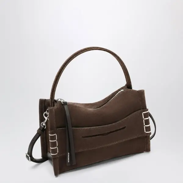 JW Anderson Loafer Suede And Calf Leather Bag - Brown