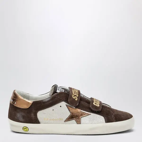 GOLDEN GOOSE Old School Sneakers In Sand/ Suede