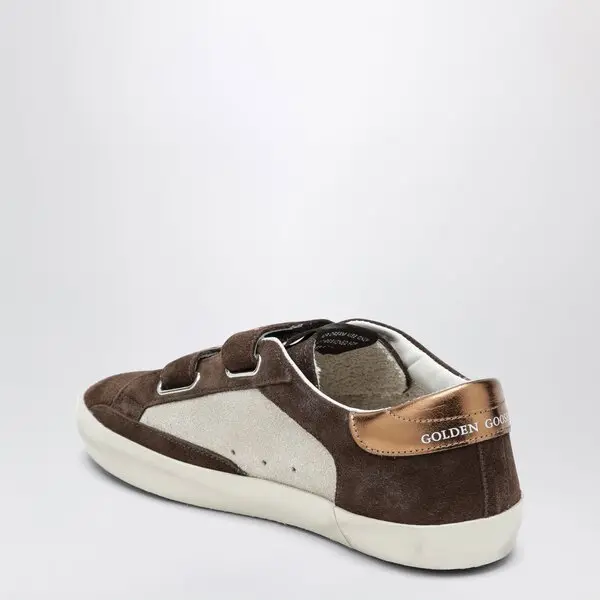 GOLDEN GOOSE Old School Sneakers In Sand/ Suede