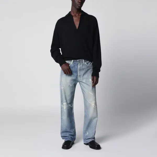Our Legacy Light-wash Distressed Jeans