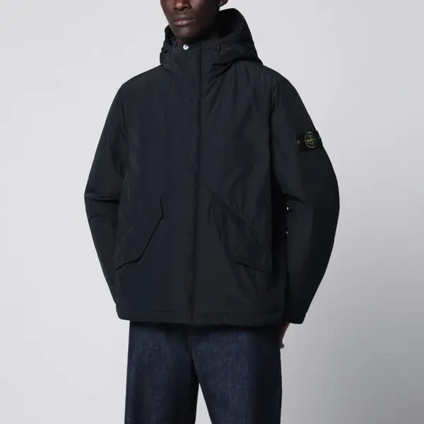 Stone Island Technical Fabric Padded Jacket - Black