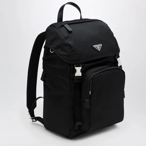 Prada Re-nylon Backpack With Snap Fastener