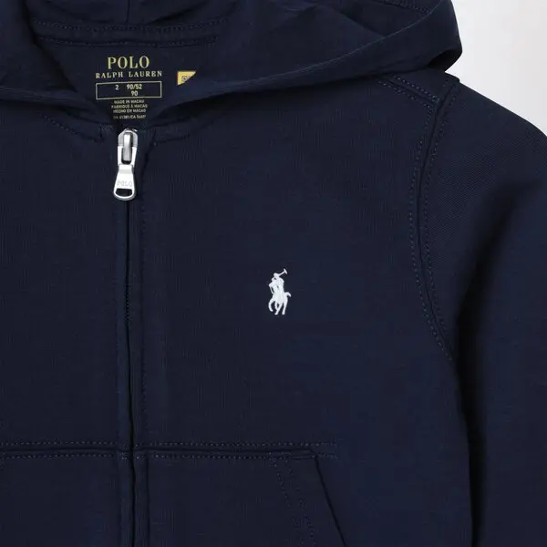 Polo Ralph Lauren Zip-up Hoodie With Embroidered Logo