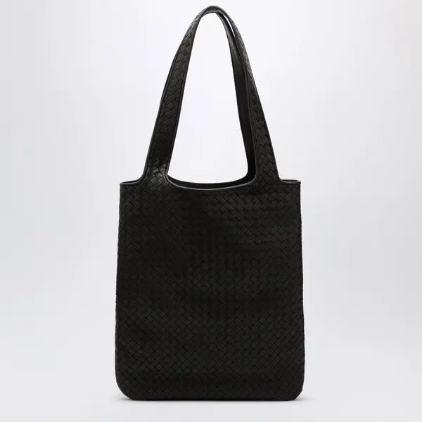 Bottega Veneta Veneto Intrecciato Lambskin Tote Bag - Brown