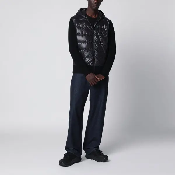Moncler Padded Wool Zip-up Hoodie