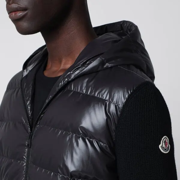 Moncler Padded Wool Zip-up Hoodie