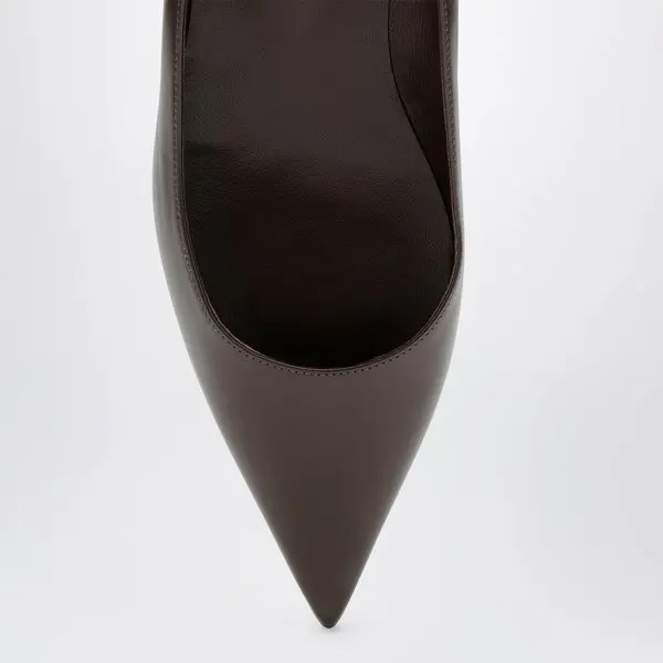 JIMMY CHOO Amelia 35 Pointed Toe Kitten Heel Pumps In Calf Leather - Beige