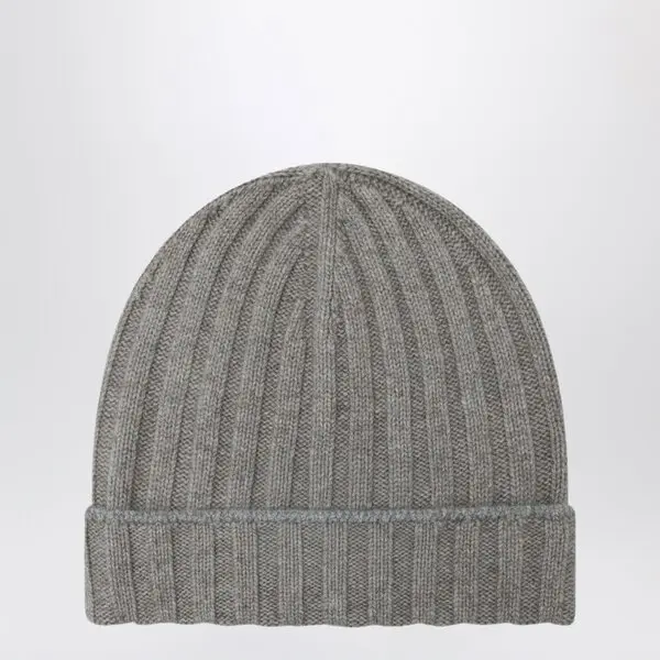 Brunello Cucinelli Cashmere Beanie - Grey
