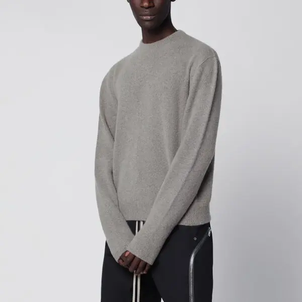 Rick Owens Dust Cashmere-blend Crewneck Sweater - Grey