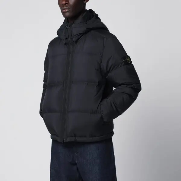 Stone Island Ripstop Nylon Zip-up Down Jacket