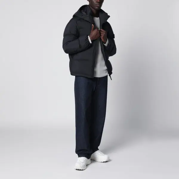 Stone Island Ripstop Nylon Zip-up Down Jacket