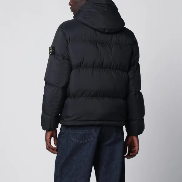Stone Island Ripstop Nylon Zip-up Down Jacket