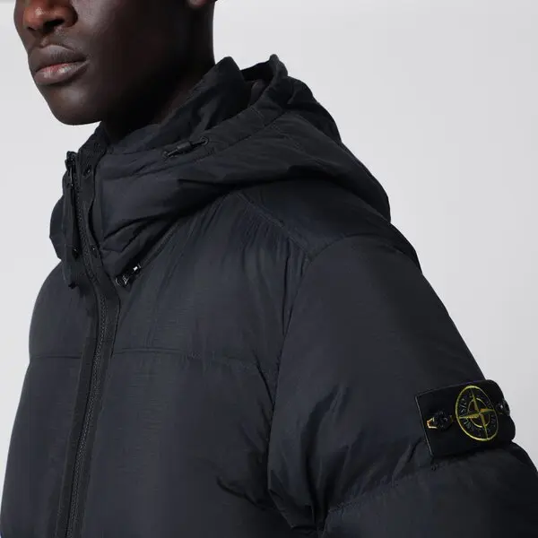 Stone Island Ripstop Nylon Zip-up Down Jacket