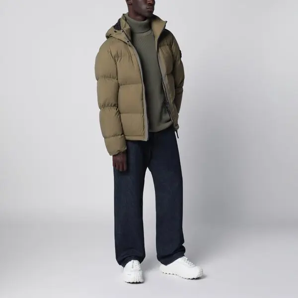 Stone Island Ripstop Nylon Zip-up Down Jacket