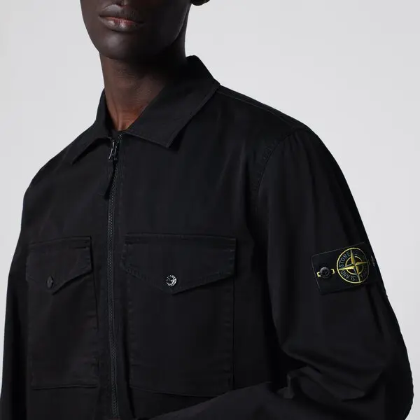 Stone Island Cotton Zip-up Jacket