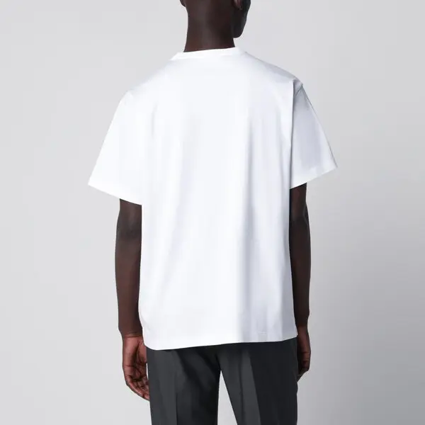 Prada Boxy Cotton Crew-neck T-shirt With Triangle Logo