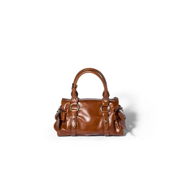 Miu Miu Shiny Leather Handbag