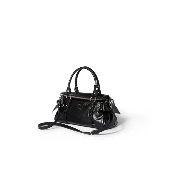 Miu Miu Shiny Leather Handbag