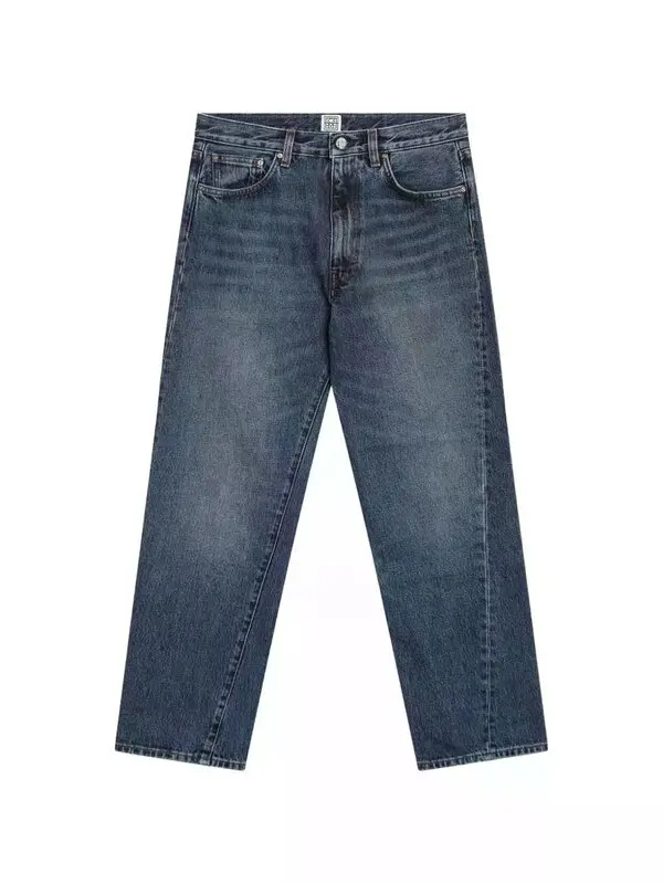 TOTEME Washed-effect Straight-leg Jeans