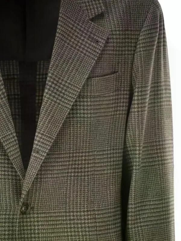 Brunello Cucinelli Check-pattern Long-sleeve Blazer
