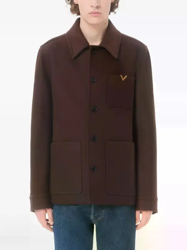 Valentino Garavani Wool Jacket With Vgold