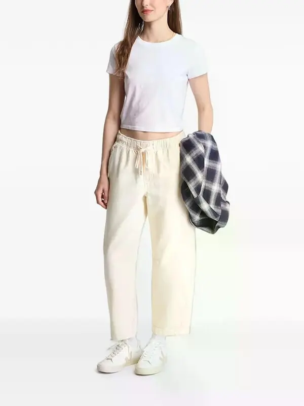 Gap Drawstring Waist Cropped Jeans