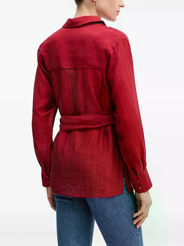 HOSS INTROPIA Cosette Wrap-style Long-sleeve Top
