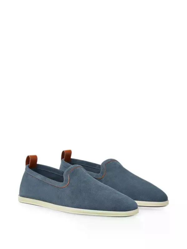 Loro Piana Venice Suede Loafers
