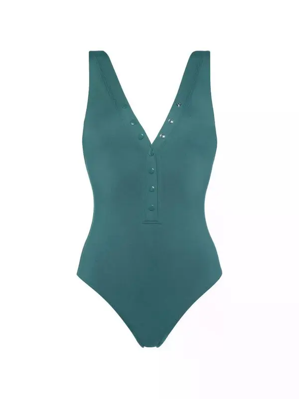 ERES Icône Press-stud Swimsuit - Green
